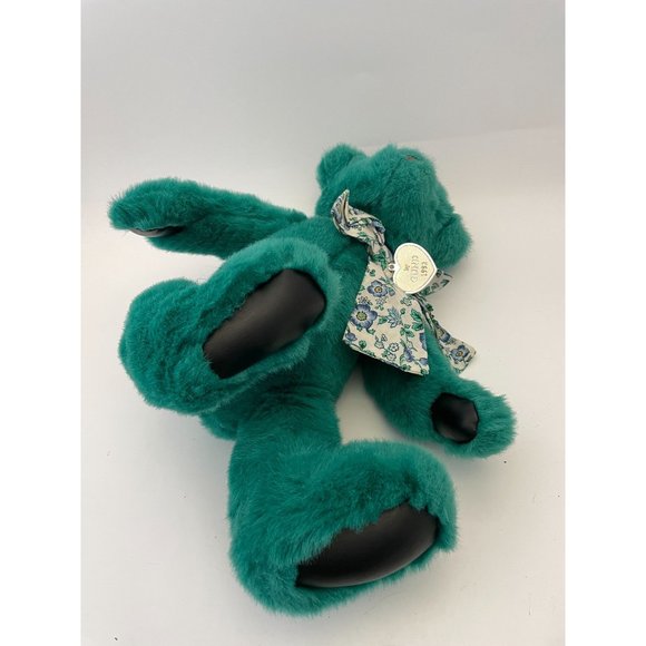 Gund | Toys | Vintage 992 Gund Victorias Secret Teal Teddy Bear Plush ...